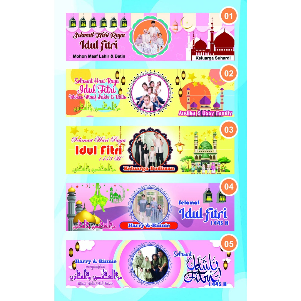 Jual (Min 50 pcs) Label Tas Snack lebaran/Label Snack Idul Fitri ...