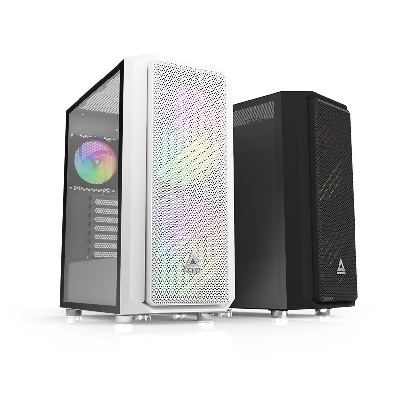 Jual Montech Air X ARGB Black / White Casing + 3 Fan mid tower ATX ...