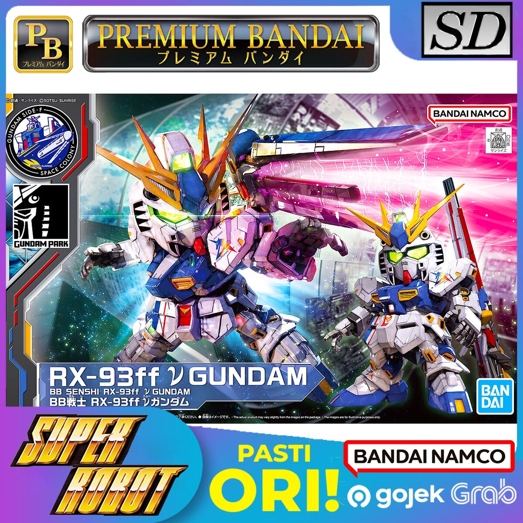 Jual 𝗕𝗔𝗡𝗗𝗔𝗜 SD BB Senshi RX-93ff Nu Gundam Side F Fukuoka - Gundam Base P-BANDAI Limited ...