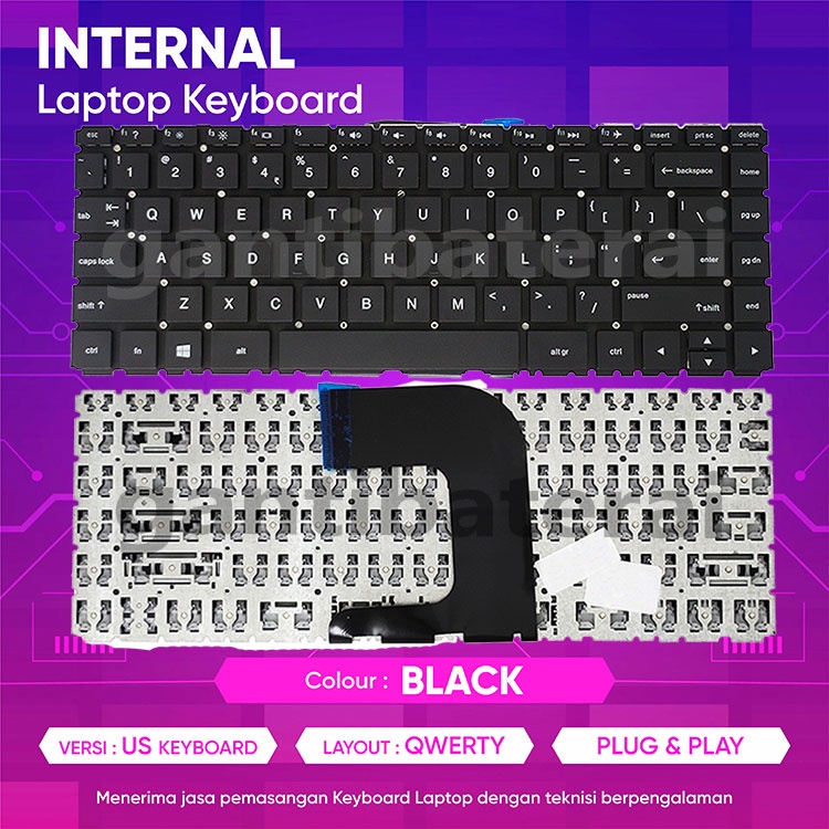 Jual Keyboard Laptop HP Pavilion 14-An028AU 14-An029AU 14-An030AU ...