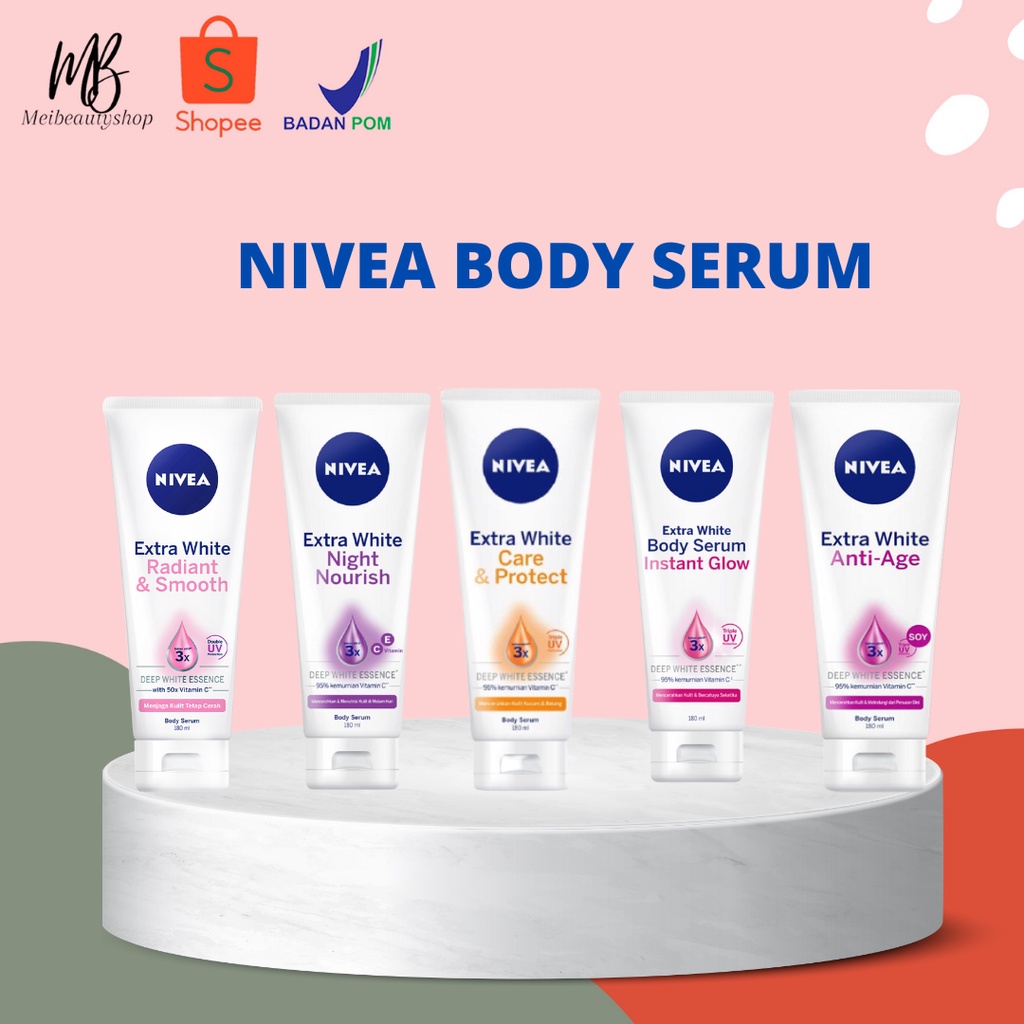 Jual Nivea Body Serum Instant Glow Night Nourish Extra White