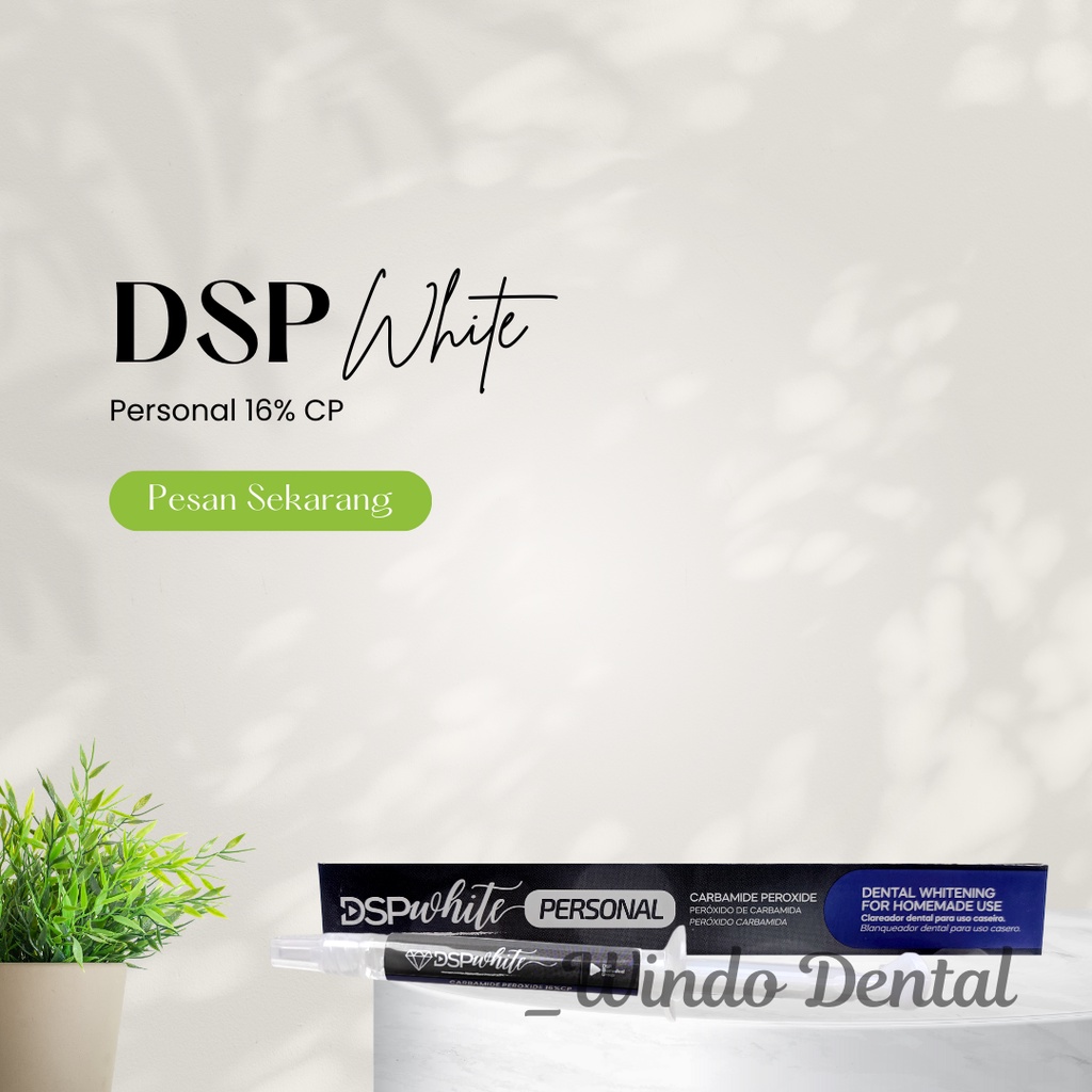 Jual DENTAL BLEACHING HOME DSP WHITE PERSONAL 16% WHITENING ...