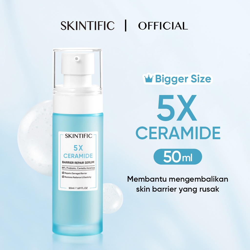 Jual Skintific 5x Ceramide Barrier Repair Serum 50ml | Shopee Indonesia