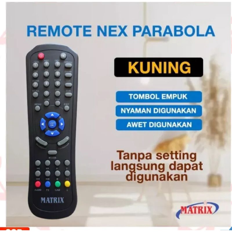 Jual Remote Remot Original Receiver Nex Parabola Kuning / Hitam ...