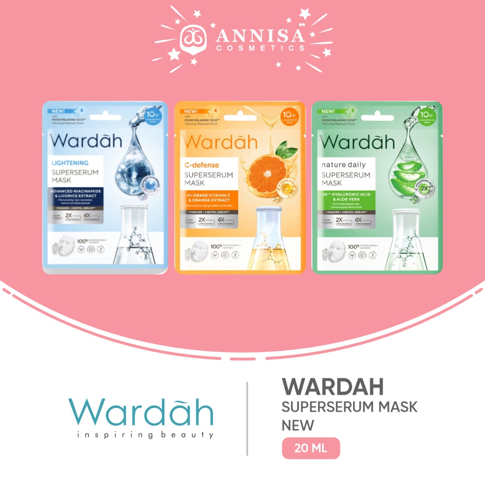 Jual Wardah Super Serum Mask 20 ml | Shopee Indonesia