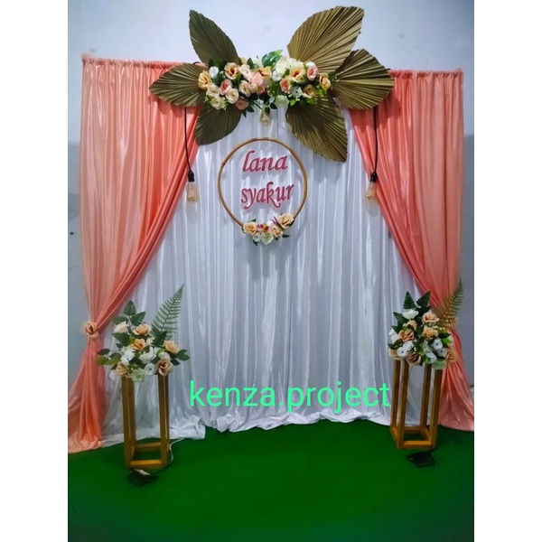 Jual sewa backdrop murah/jabodetabek/lamaran/akad/tasyakuran/ultah ...