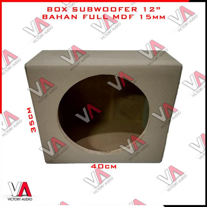 Jual Box Full Mdf Subwoofer 12 Inch Boks Sub Audio Mobil Tebal 15Mm ...