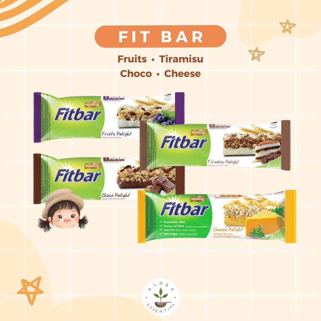 Jual Fitbar Multigrain 22 gr - Fit Bar Snack Rendah Kalori - Snack Diet ...