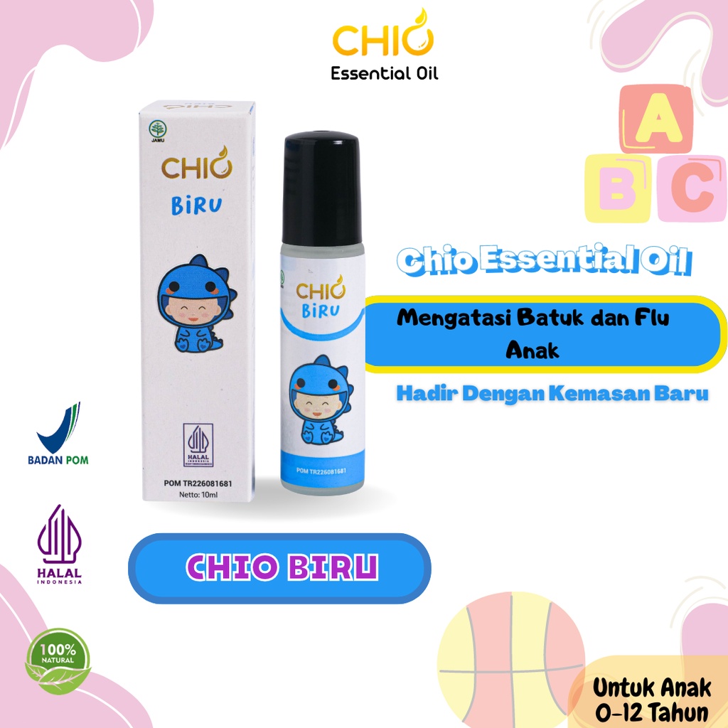 Jual Chio Breathy Cough and Flu Essential Oil Baby and Kid 10ml bpom ...