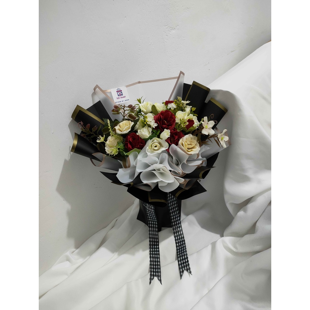 Jual Buket Bunga/Bouquet Flower/Buket Wisuda/Free Kartu Ucapan/Free ...