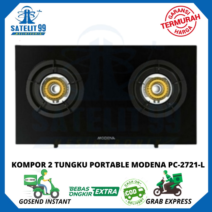 Jual KOMPOR 2 TUNGKU PORTABLE MODENA PC-2721-L | Shopee Indonesia