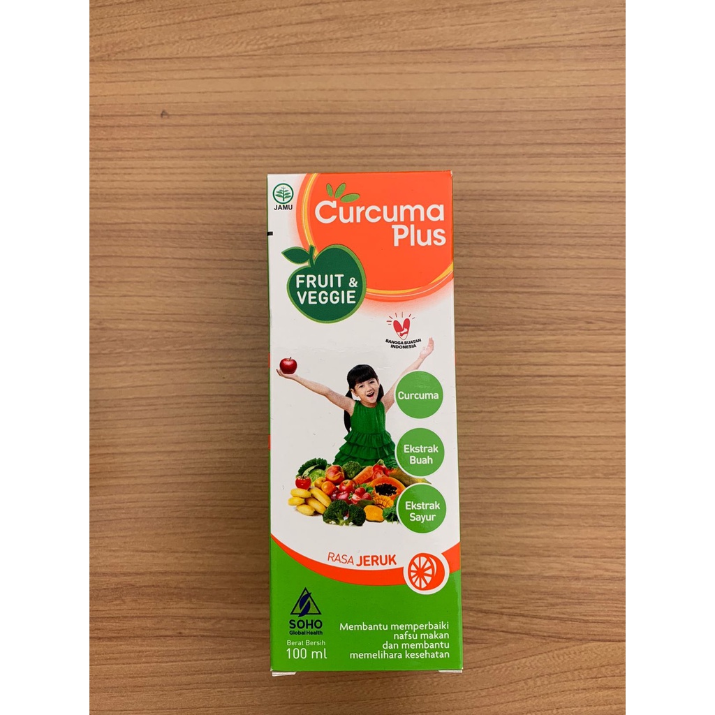 Jual Curcuma Plus Fruit & Veggie Multivitamin Ekstrak Buah dan Sayur ...