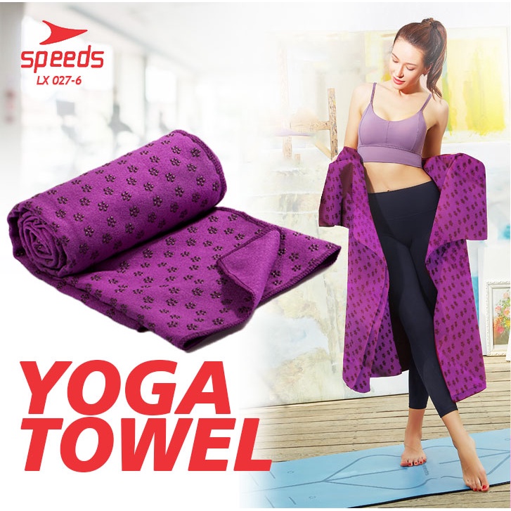 Jual SPEEDS Matras Handuk Yoga Mat Yoga Towel + Tas Yoga Matrass Anti ...