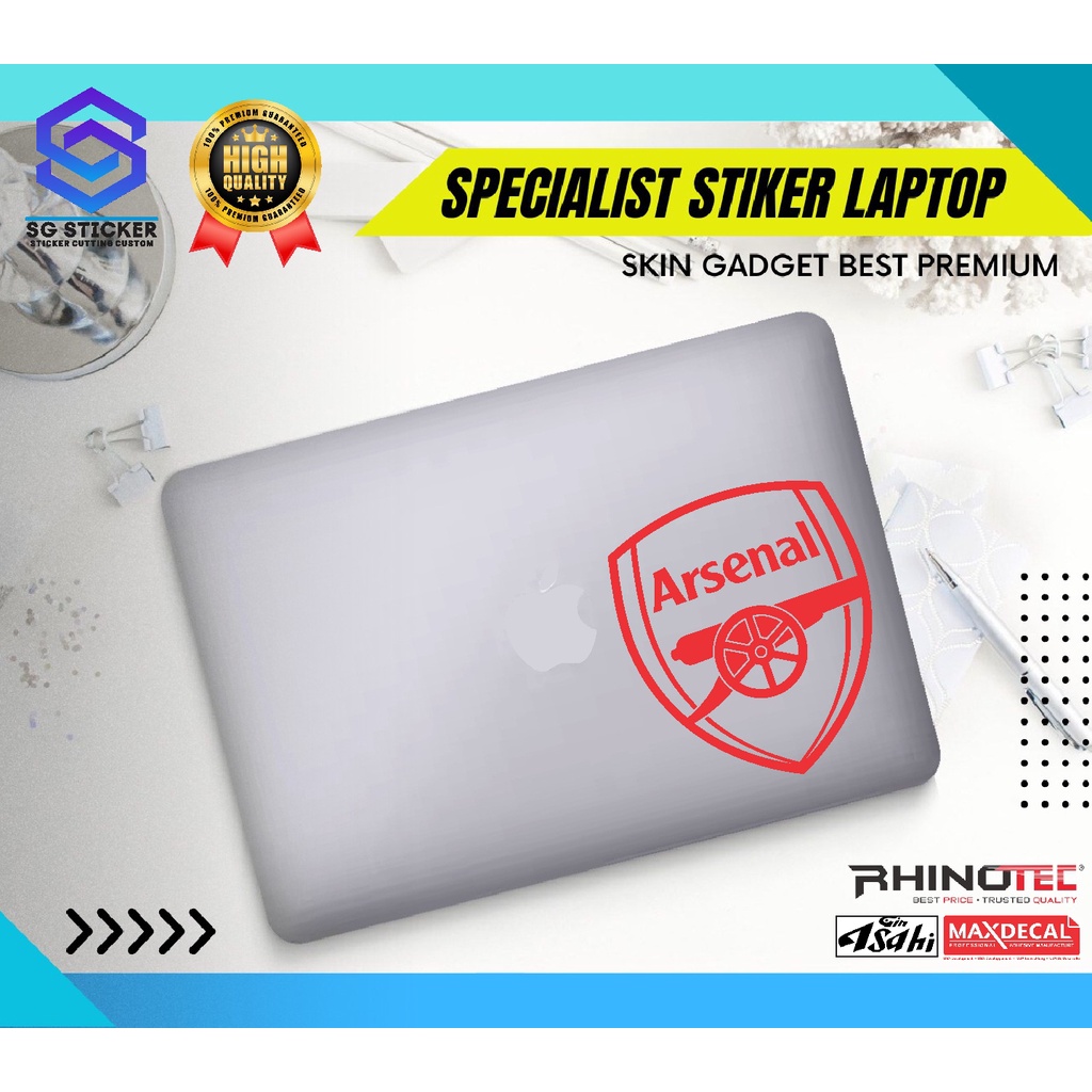 Jual Stiker Laptop Arsenal Stiker Cutting Bisa Custom | Shopee Indonesia