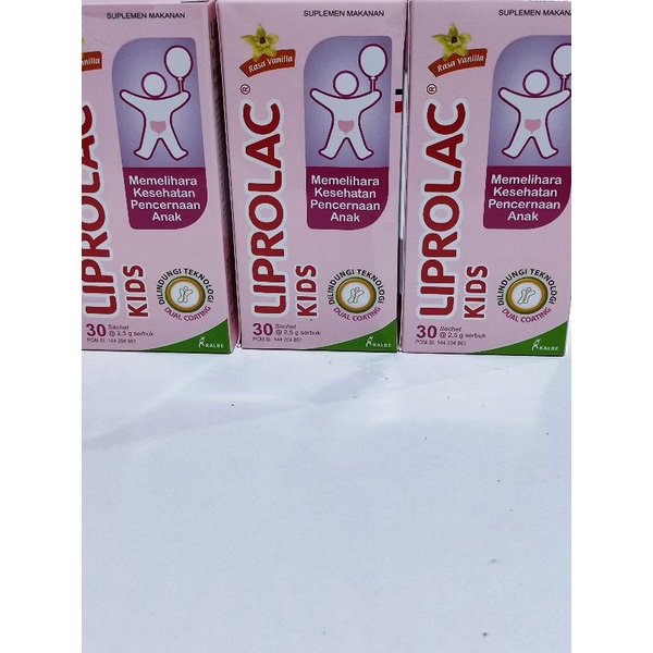 Jual Liprolac Kids Probiotik Prebiotik 30 Sachet / Suplemen Pencernaan ...