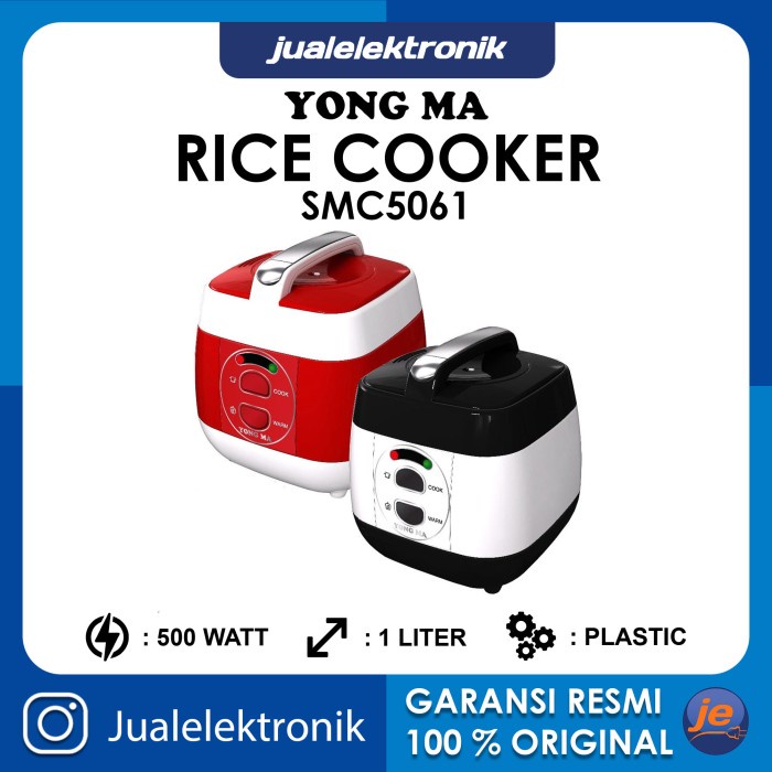 Jual Yongma SMC5061 Magic Com 1 Liter Gold Iron ORIGINAL | Shopee Indonesia