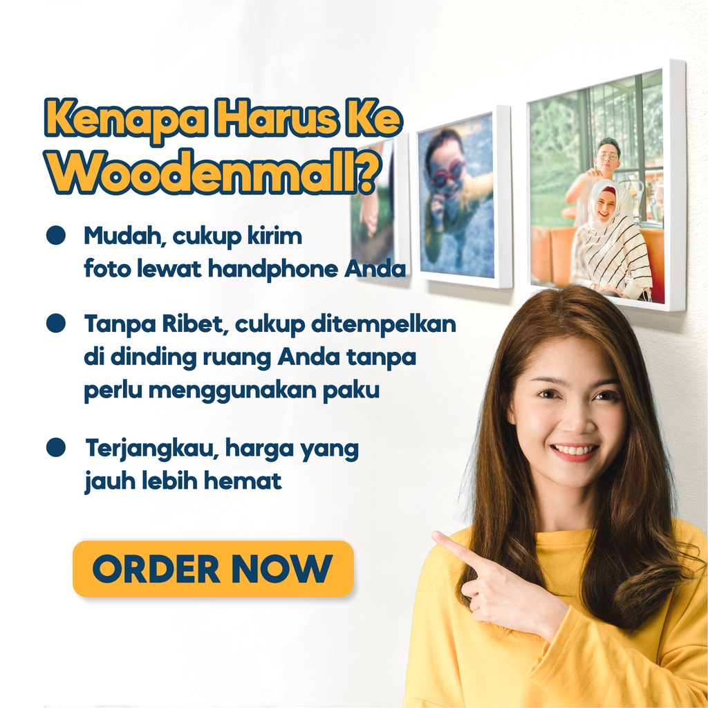Jual CETAK FOTO + BINGKAI JUMBO 16R 40X60CM FRAME EXCLUSIVE (PREWED ...