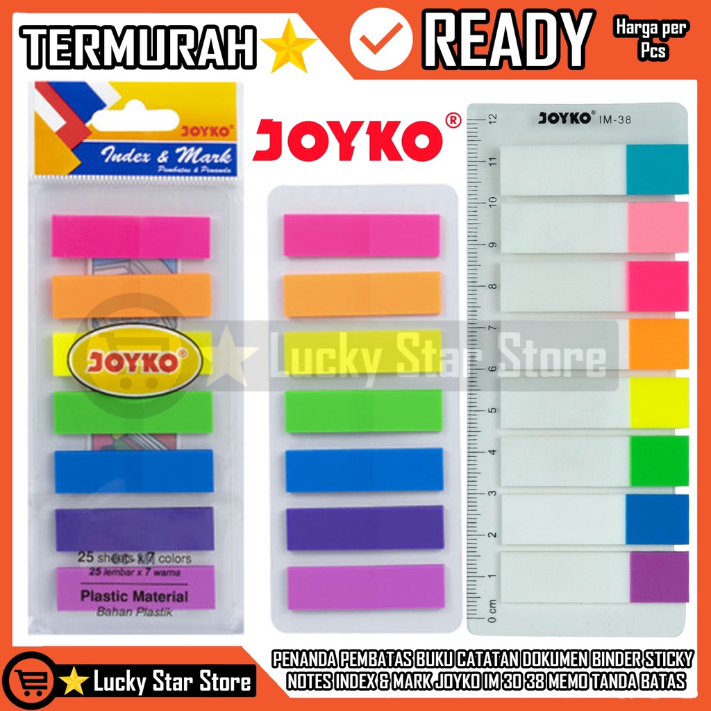 Jual PENANDA PEMBATAS JOYKO IM 30 38 PLASTIK INDEX & MARK INDEK INDEKS ...
