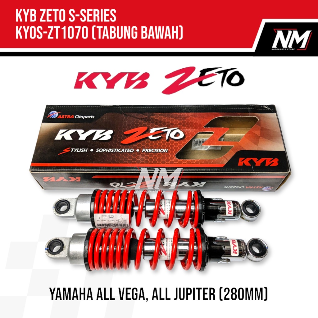 Jual KYB Zeto Shockbreaker Belakang Yamaha All Vega Jupiter KYOS-ZT1070PRZ / KYOS-ZT1050RZ With ...