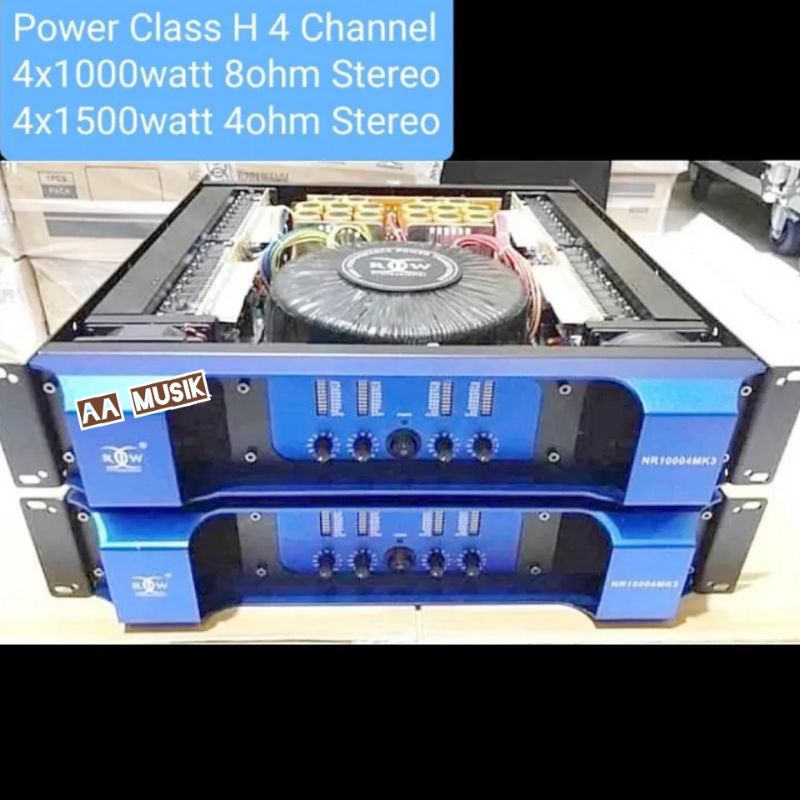 Jual POWER AMPLIFIER RDW NR10004MK3 CLASS H ORIGINAL 4 CHANNEL | Shopee Indonesia
