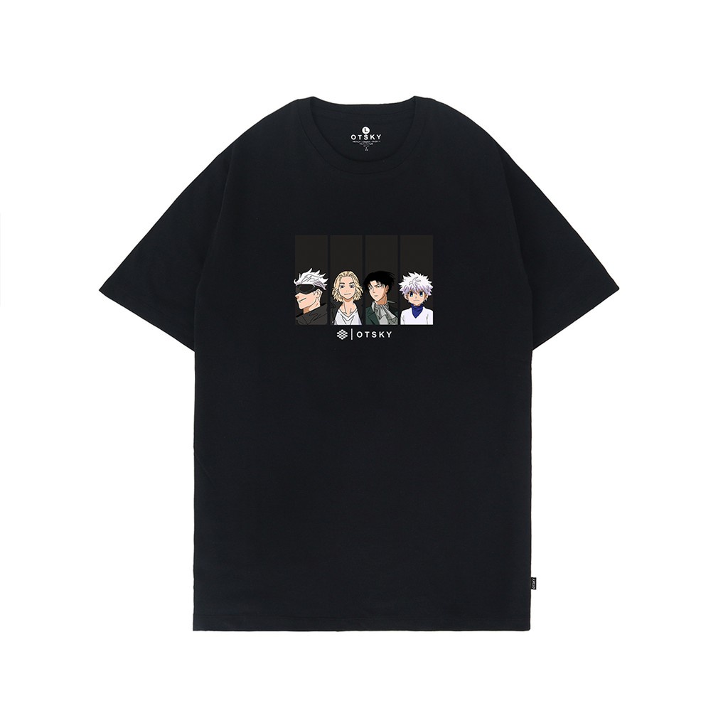 Jual Otsky Kaos Anime Best Character Gojo Mikey Levi Killua | Shopee ...