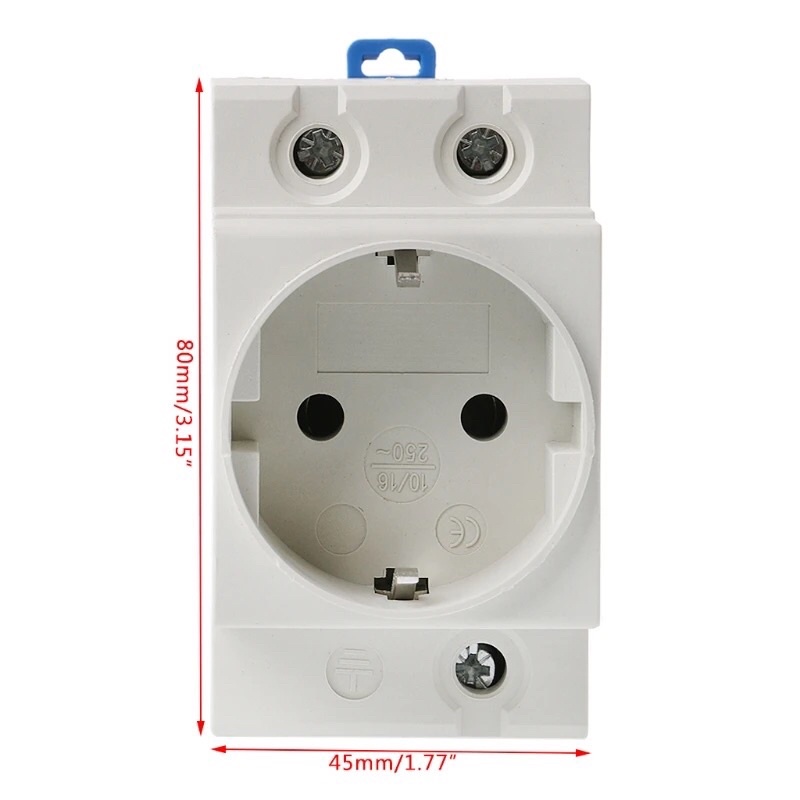 Jual Power Socket 16A 250V AC 35Mm DIN Rel Mount Konektor Y98E | Shopee ...