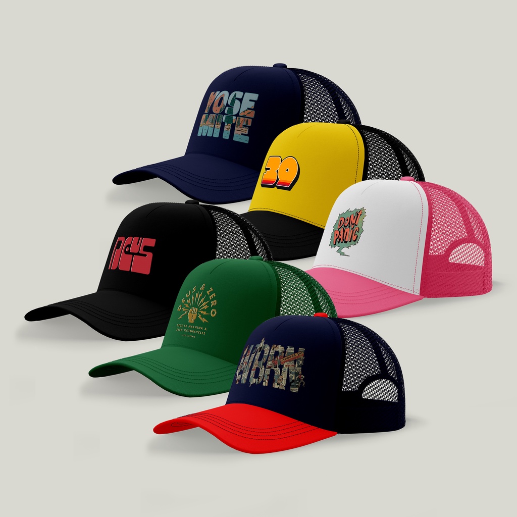 Jual Trucker WBRN DEUS PANIC 39 | Topi Jaring Clothing Factory Outlet ...