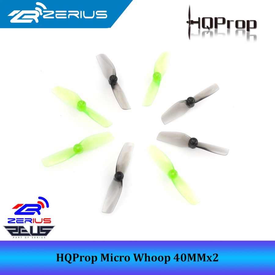 Jual HQProp Micro Whoop 40MMx2 40mm 1mm / 1.5mm Shaft Propeller HQ Prop ...