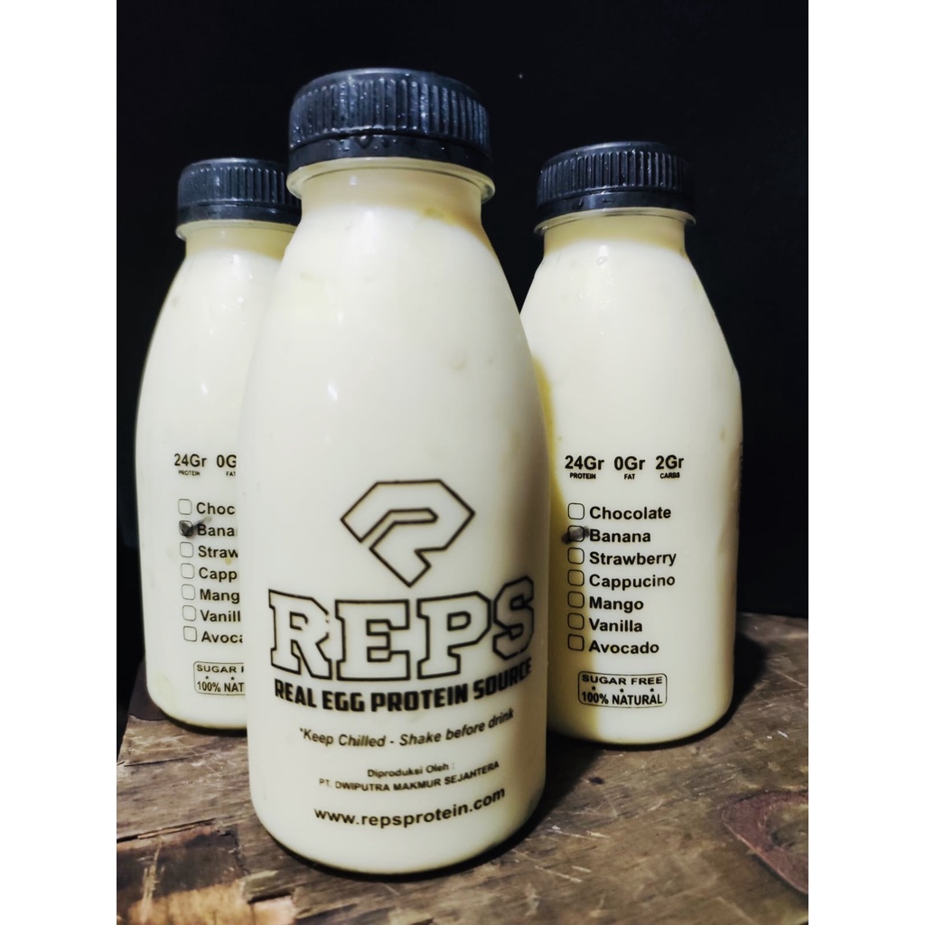 Jual REPS Jus Putih Telur Protein Murni Natural Aneka Rasa | Shopee ...