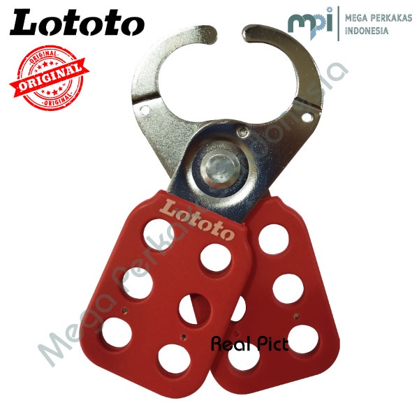Jual Lototo L420 LockOut TagOut steel hasp Safety LOTO 1 inch Jaw Clearance | Shopee Indonesia
