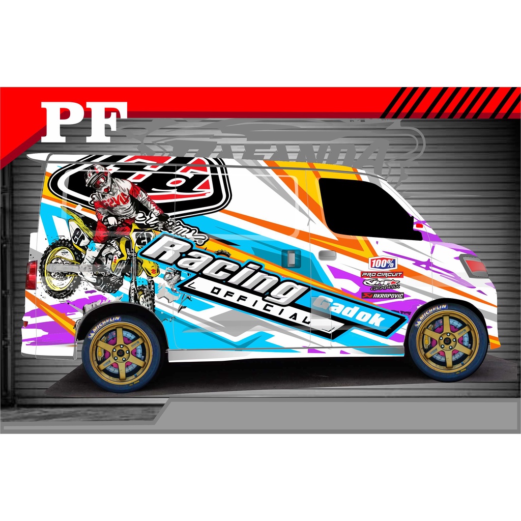 Jual STIKER DECAL LUXIO GRANDMAX BLINDVAN | Shopee Indonesia