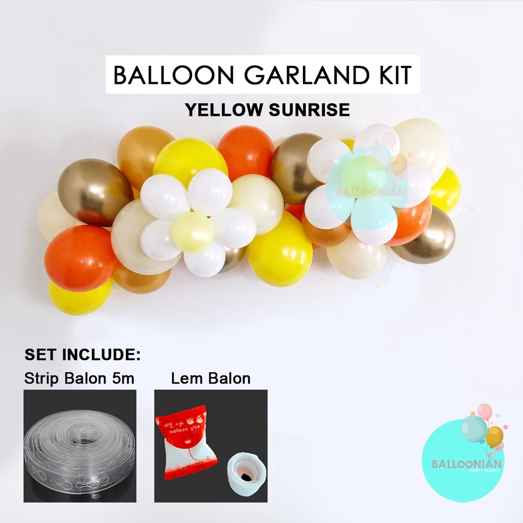 Jual BALLOON GARLAND DIY KIT/BALON LATEX ULANG TAHUN/BALON CHAIN ...