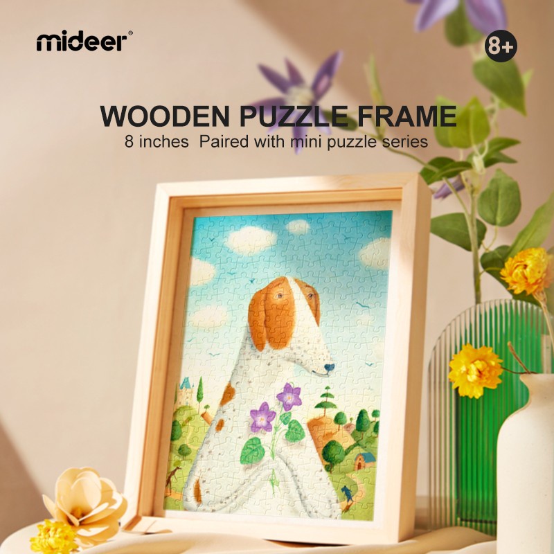 Jual Mideer Wooden Puzzle Frame Bingkai Foto Karya Anak Ukuran 8 Inch ...