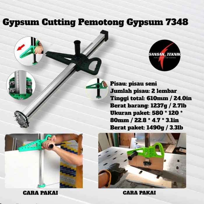 Jual Grc Gypsum Board Cutter Alat Pemotong Gipsum Plester Board Cutting ...