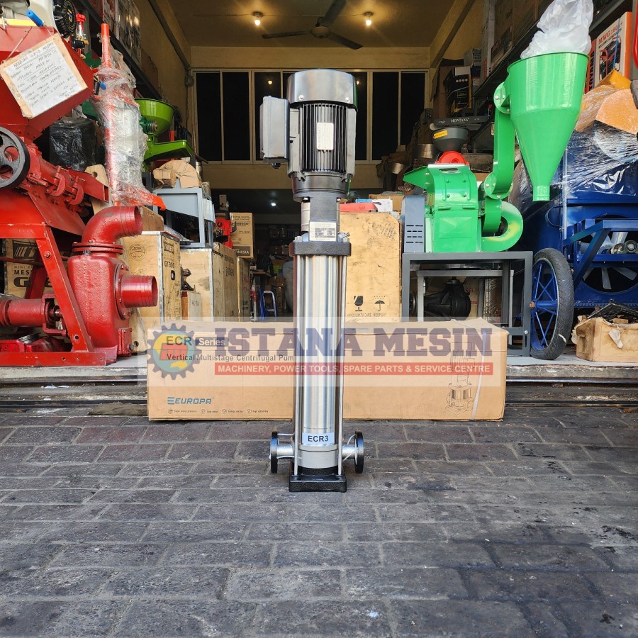 Jual MESIN POMPA AIR MULTISTAGE VERTIKAL PUMP 3HP EUROPA ECR 3 290 ...
