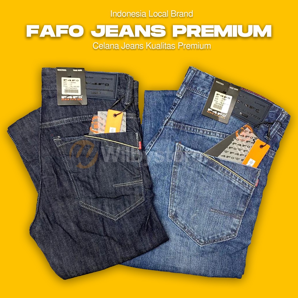 Jual Original Fafo Jeans Premium | Celana Jeans Pria Cowok | Produk ...