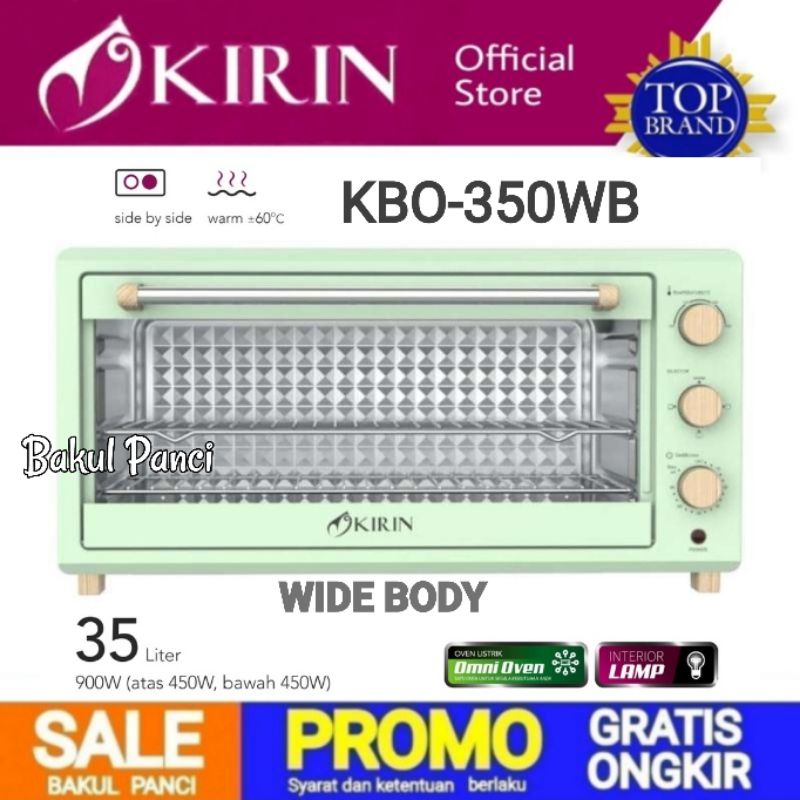 Jual KIRIN OVEN LISTRIK KBO 350WB / KBO 350 WB WIDE BODY 35 Liter ...