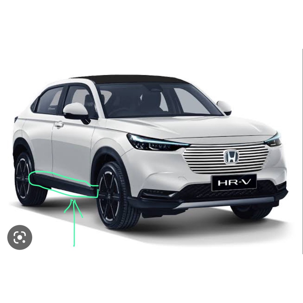 Jual Side kirt body moulding samping Honda HRV original BODY KIT LIS ...