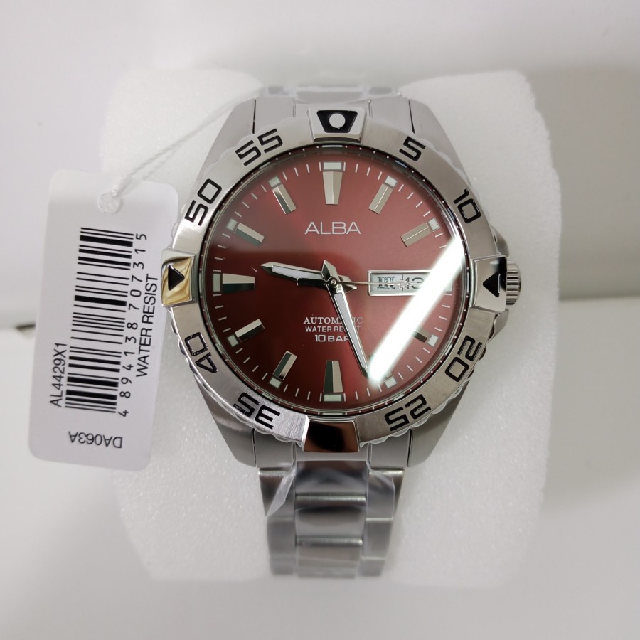 Jual Alba Jam Tangan Pria Automatic AL4429 original | Shopee Indonesia