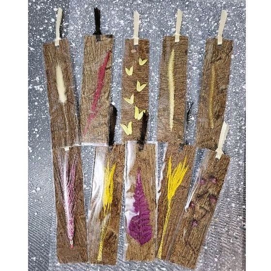 Jual Bookmark/pembatas buku/bookmark flower/bunga kering/gift/souvenir ...