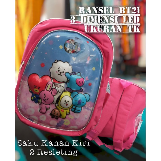 Jual TAS RANSEL 3D LED TK | Shopee Indonesia