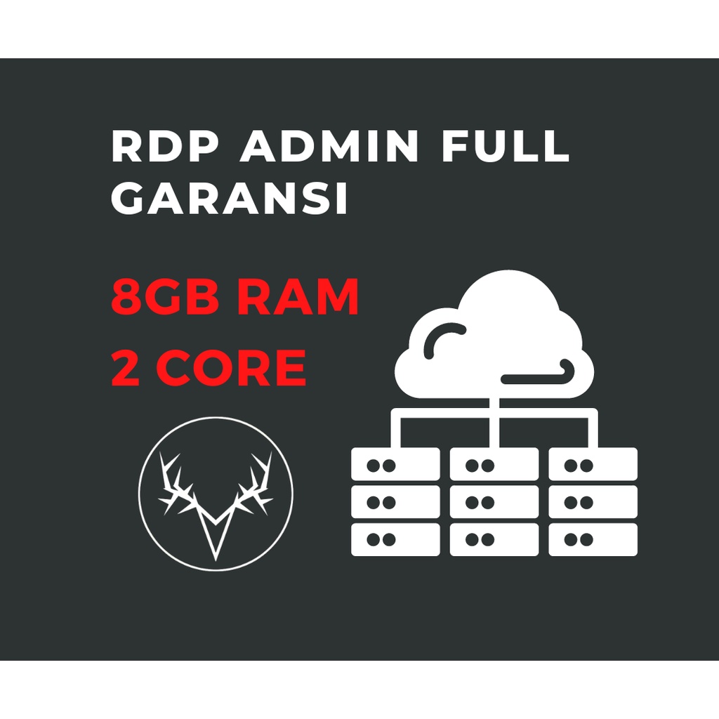 Jual RDP/VPS ADMIN RAM 8GB 2CORE 1 BULAN FULL GARANSI | Shopee Indonesia