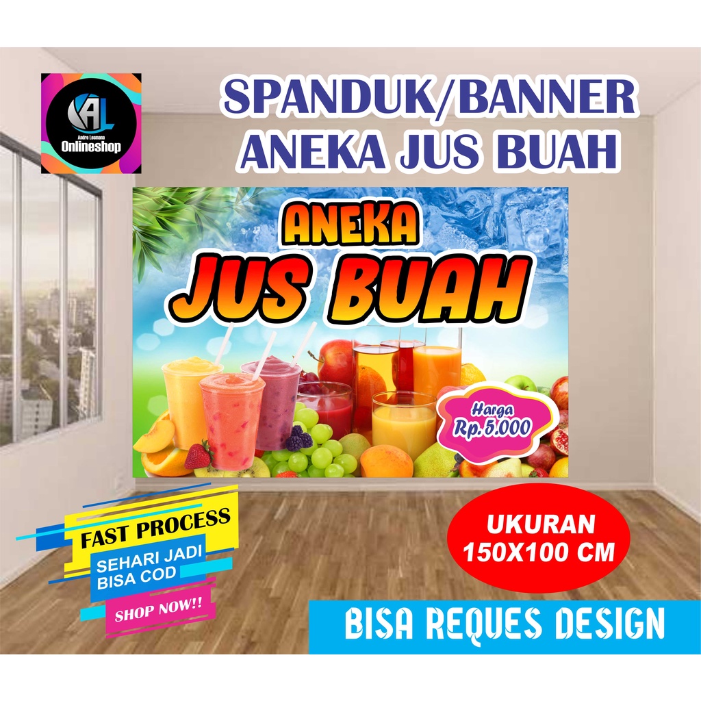 Jual Spanduk Banner Jus Buah Model Keren | Shopee Indonesia