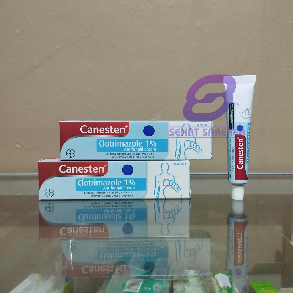 Jual Canesten Cream 10 g Mengatasi jamur pada kulit, panu, kadas/kurap ...