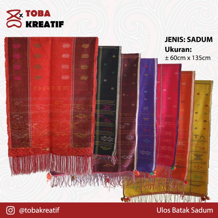 Jual Best Seller Kain Ulos Batak Toba Sadum | Shopee Indonesia