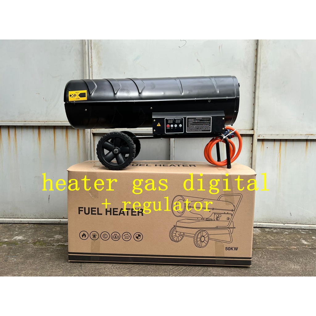 Jual heater gas digital 50KW pemanas ternak kandang ayam unggas | Shopee Indonesia