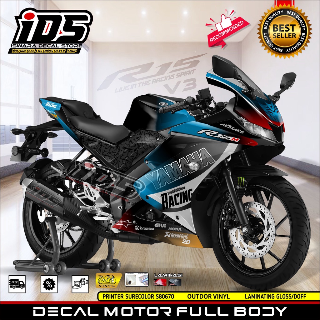 Jual Decal R15 V3 Full Body Stiker r15 v3 keren Dekal R15 V3 ...