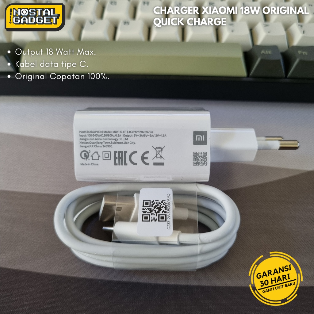 Jual Charger Xiaomi Redmi Note 10 Poco X3 M3 M4 Pro 33W Turbo Charge ...