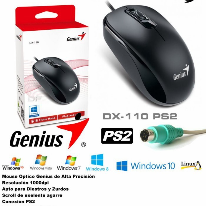 Jual Mouse Kabel Ps2 GENIUS Ns100 Ps/2 | Shopee Indonesia