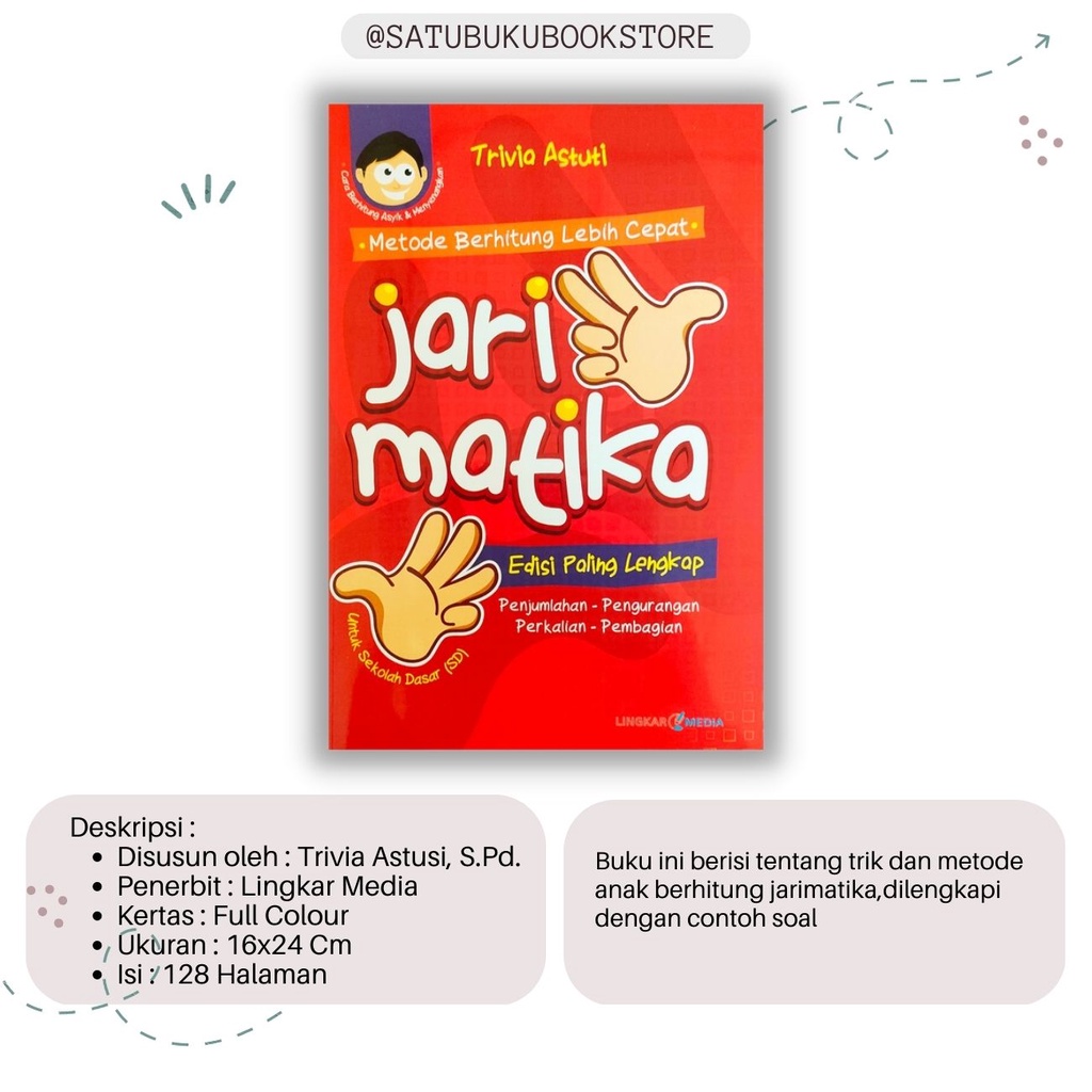 Jual Buku Jarimatika Edisi Paling Lengkap Buku Jarimatika Metode Lebih ... Jual Buku Jarimatika Edisi Paling Lengkap Buku Jarimatika Metode Lebih ...